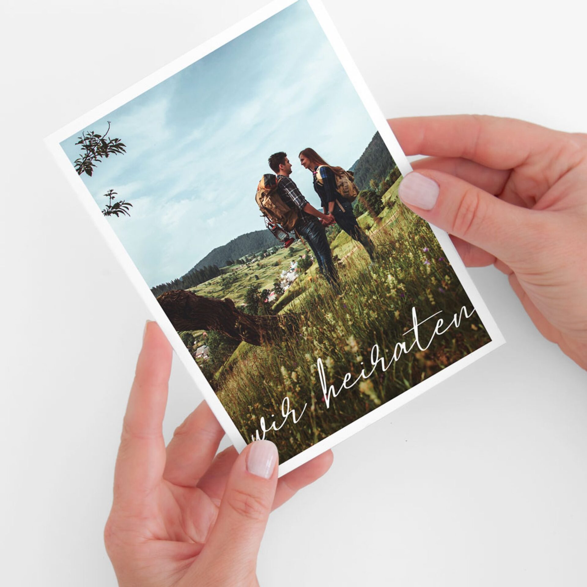 Individuelles Design – Postkarte Hochformat - HEJ! FAIR